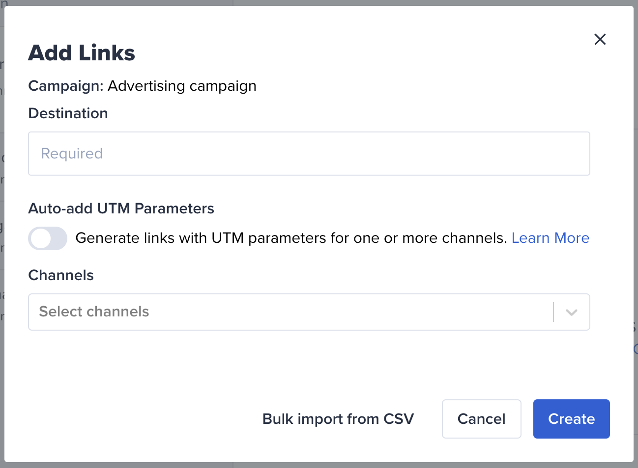How do I upload multiple links to a Campaign? – Bitly Support