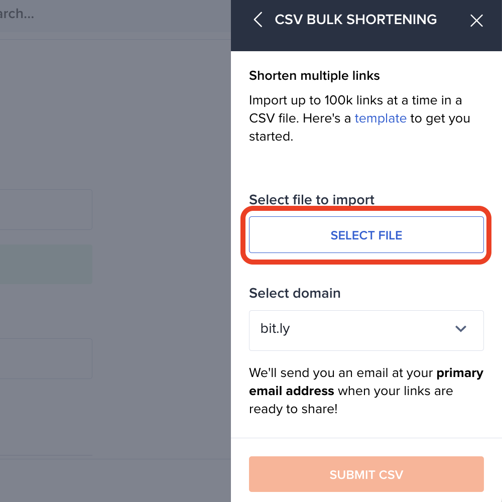 How do I shorten links in bulk? – Bitly Support How do I shorten links in bulk? – Bitly Support