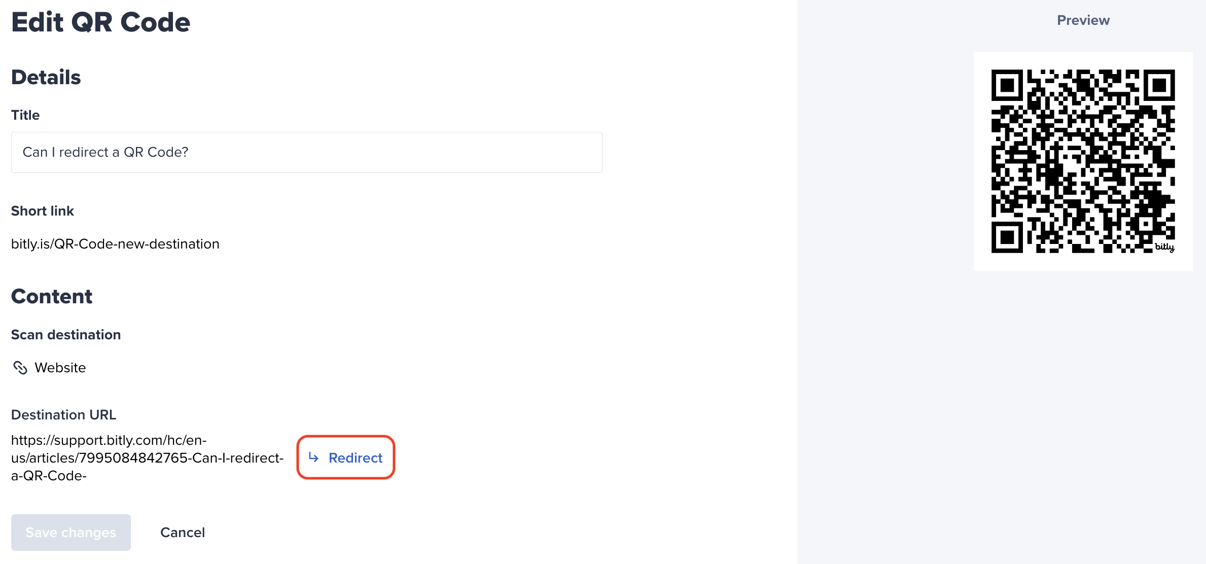 How do I redirect a Bitly Code? – Bitly Support