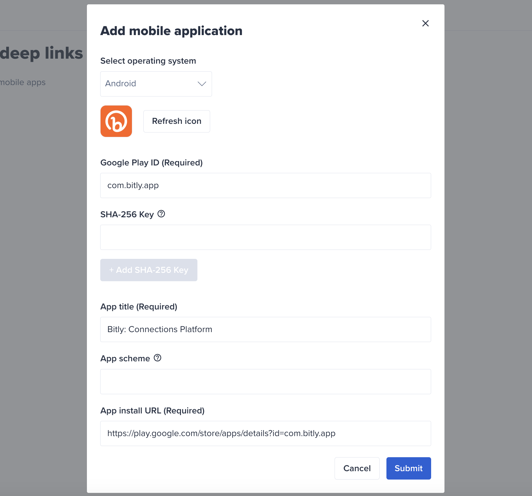 How do I add my mobile apps to my Bitly account? – Bitly Support