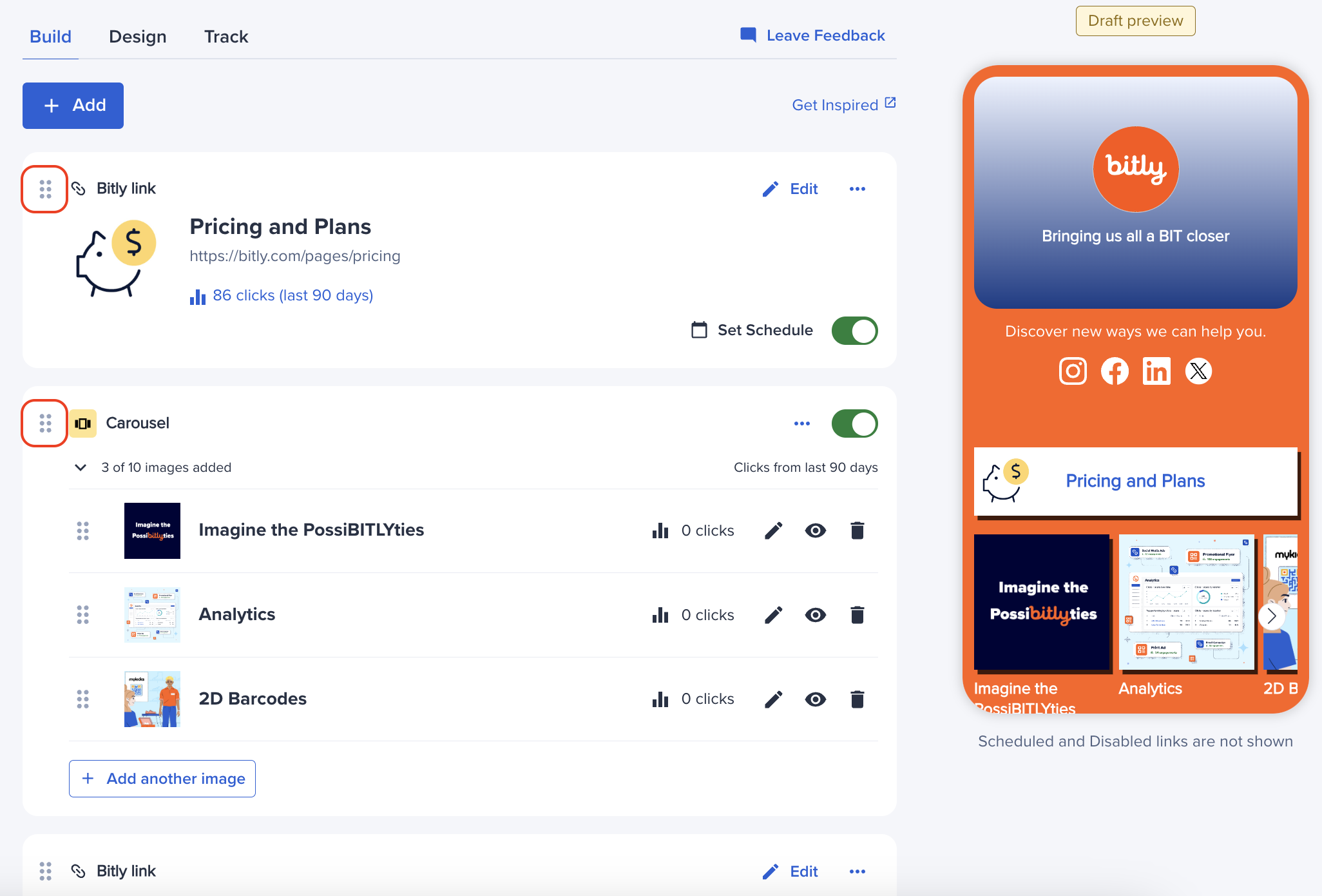 What kinds of content can I put on a Bitly Page? – Bitly Support