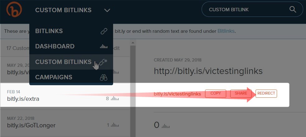 How do I change a short link's destination? – Bitly Support