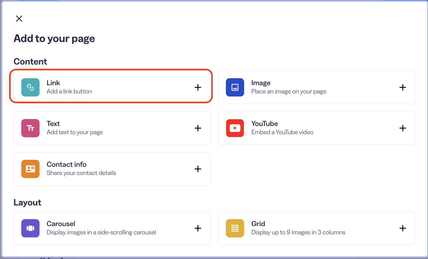 How do I add links and other content to a Bitly Page? – Bitly Support